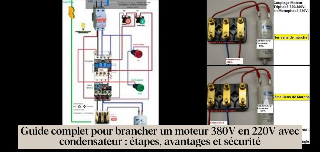 Guide complet pour brancher un moteur 380V en 220V avec condensateur : étapes, avantages et ...