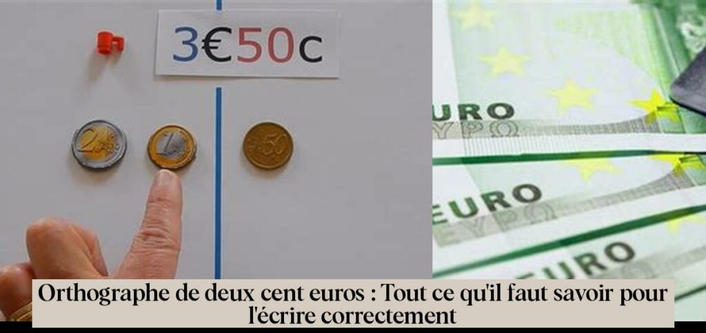 Orthographe de deux cent euros : Tout ce qu'il faut savoir pour l ...