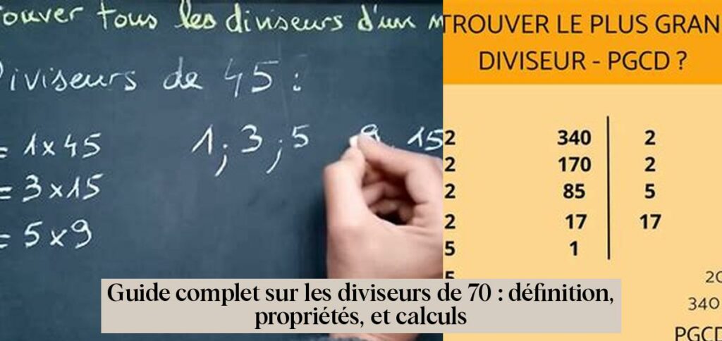 Guide complet sur les diviseurs de 70 : définition, propriétés, et ...